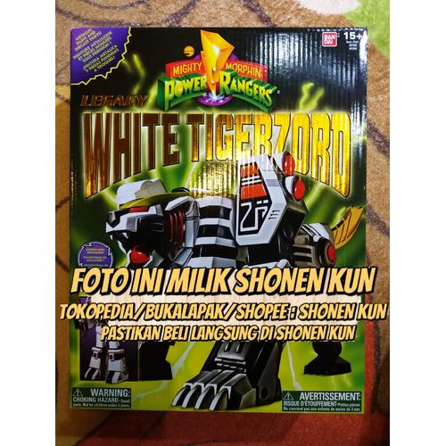 Jual LEGACY WHITE TIGERZORD TIGER ZORD MIGHTY MORPHIN POWER RANGER ...