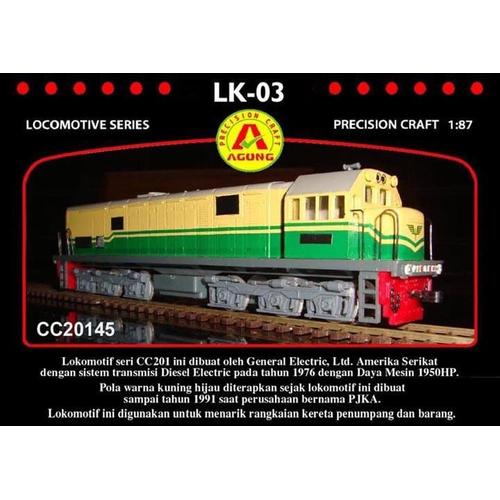 Jual Miniatur Lokomotif Kereta Api Indonesia Lk-03 Lk 03 / Diecast ...