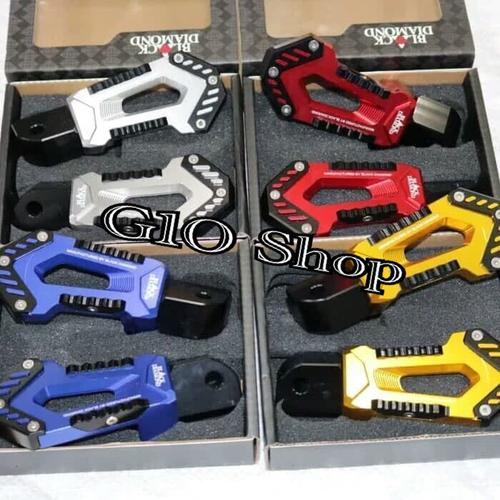Jual Foot Step / Footstep Belakang Full CNC Nmax / Lexi, XMAX Black ...