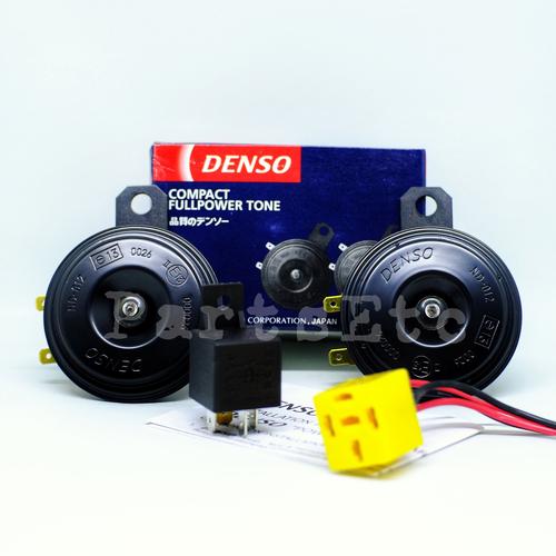 Jual Klakson Denso Disc Disk Piring 12V + Relay Hella Original & Socket ...