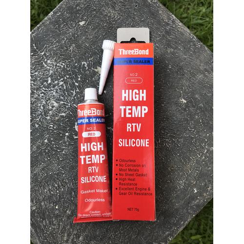 Jual LEM RTV THREEBOND / SUPER SEALER HIGH TEMP SILICONE GASKET MERAH ...