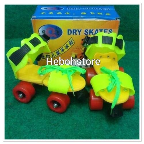 Jual Sepatu roda 4 anak/dry skate anak - Hijau kuning - Jakarta Barat ...