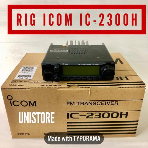 Jual Rig iCom IC-2300 H / IC2300 65Watt VHF - Jakarta Utara - Unistore ...
