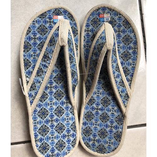 Jual Sendal Jepit Motif Batik Jogjakarta Yogyakarta Murah Sandal Unik ...