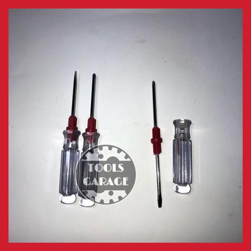 Jual OBENG CABUT PLUS MINUS PIPIH DAN KEMBANG 2in1 2 in 1 UKURAN KECIL ...