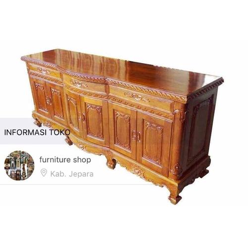Jual bufet pendek kayu jati - Natural gold - Kab. Jepara - furniture ...