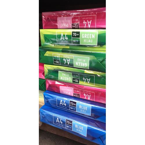 Jual Kertas HVS warna A4 SIDU - Pink SIDU - Kota Surabaya - Sari Agung ...