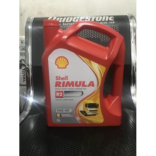 Jual OLI SHELL RIMULA R2 SAE 40 API CF GALON 5 LITER - Kota Bekasi ...