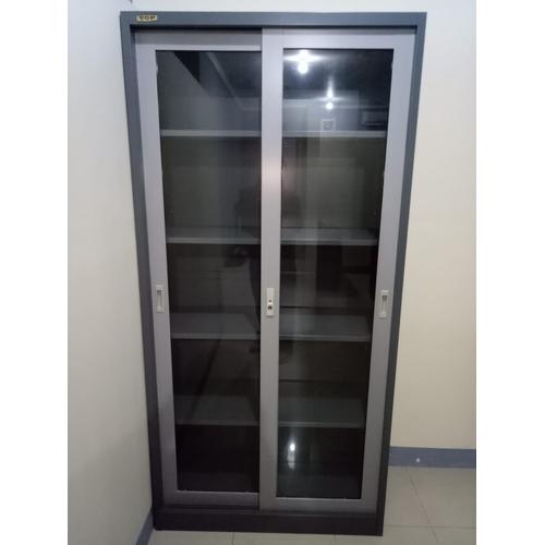 Jual Lemari Arsip Besi Kaca sliding Merk TOP By Datascript Murah ...