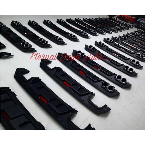 Jual REAR DIFFUSER HONDA CIVIC TURBO SEDAN FC 4 KNALPOT ORI PP ...
