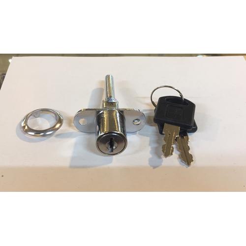 Jual Kunci sentral lock depan kecil front laci lemari meja (16 mm ...
