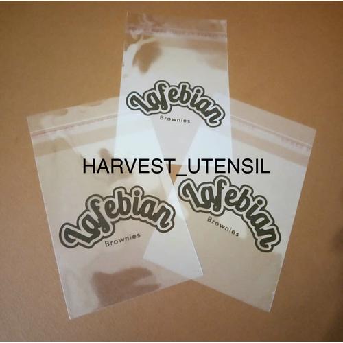 Jual CETAK/SABLON PLASTIK OPP SEAL ROTI/DONAT SABLON 1 WARNA 1 SISI ...