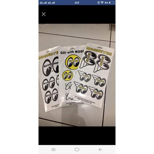 Jual Sticker Pack Mooneyes 3 Pack - Kota Bandung - Magnetan.bdg | Tokopedia