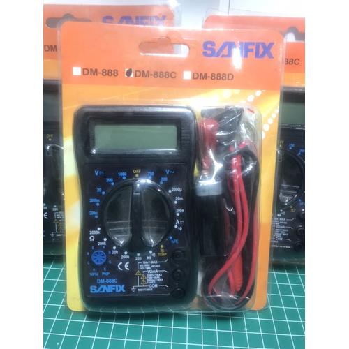 Jual Digital Multimeter + Temperature Test Sanfix DM888C - Kota Bandung ...