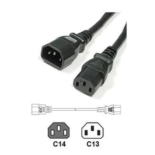 Jual Kabel power Output Ups Pdu to Server C13 to c14 16A 1.5mm 1 Meter ...