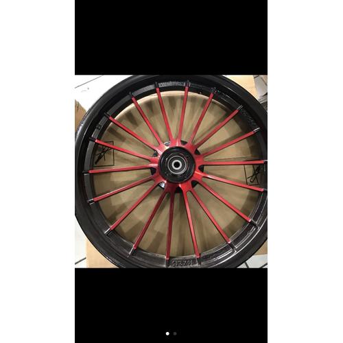 Jual Velg Racing ROSSI Black Red Uk 14 100%Original Mio Soul GT 115/Mio ...