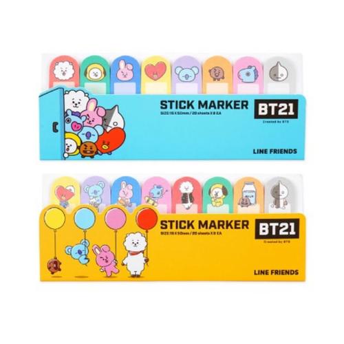 Jual Official BTS Merchandise BT21 Stick Marker All character - Jakarta ...