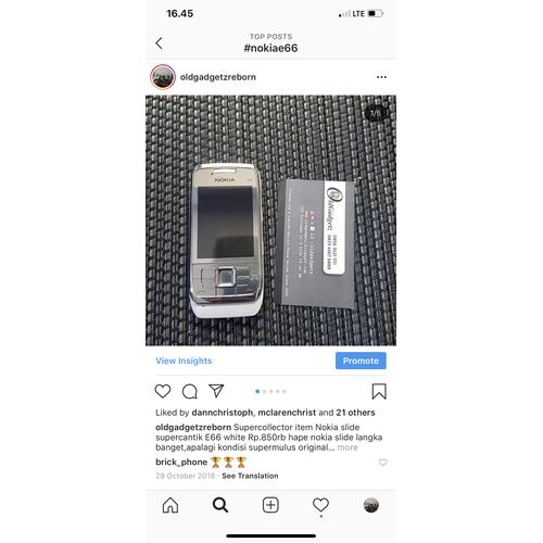 Jual Nokia Legendaris E66 mulus putih original - Jakarta Barat ...