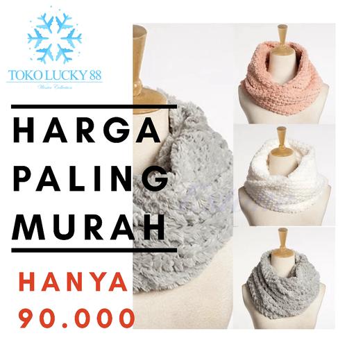 Jual Syal Rajut Bulu Winter Musim Dingin - Jakarta Selatan - Toko Lucky ...