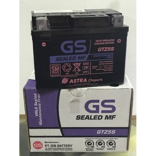 Jual Aki GS GTZ5S Asli/Ori Astra Otoparts - Kota Makassar - Metro ...