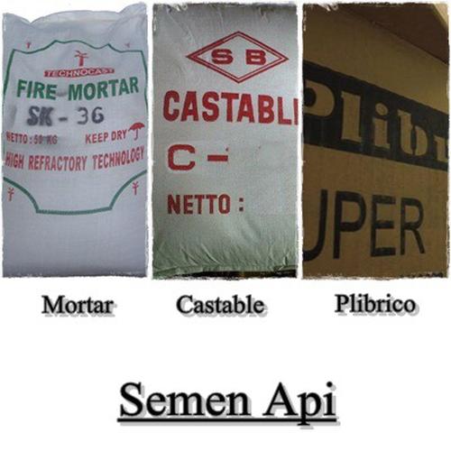 Jual Semen api castable C17, semen tahan api, tungku tahan api ...