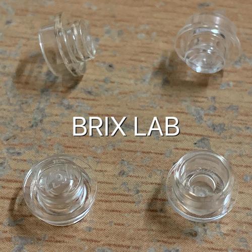 Jual LEGO 4073 PLATE ROUND 1 x 1 Straight Side - TRANS CLEAR - Jakarta ...