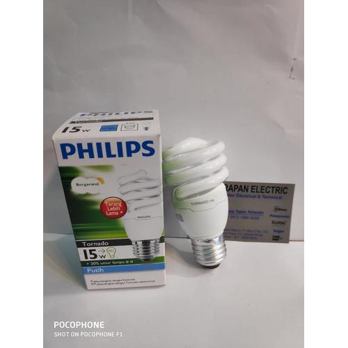 Jual LAMPU TORNADO 15 watt PHILIPS / LAMPU SPIRAL 15 watt PHILIPS E27 - Kab. Tegal - Harapan ...