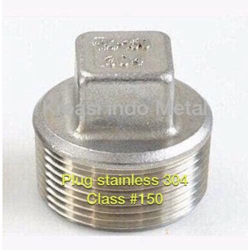 Jual Plug 3/4 inch Stainless SS 304 / Square Plug / tutup pipa 3/4 ...