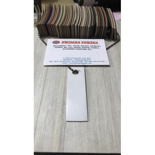 Jual Edging Taco HPL 002 AA Putih Doff / White Doff Lebar 22mm x Tebal ...