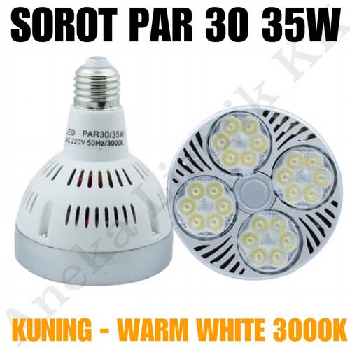 Jual Lampu Sorot LED PAR 30 35w KUNING E27 PAR30 35 W WARM WHITE 3000K ...