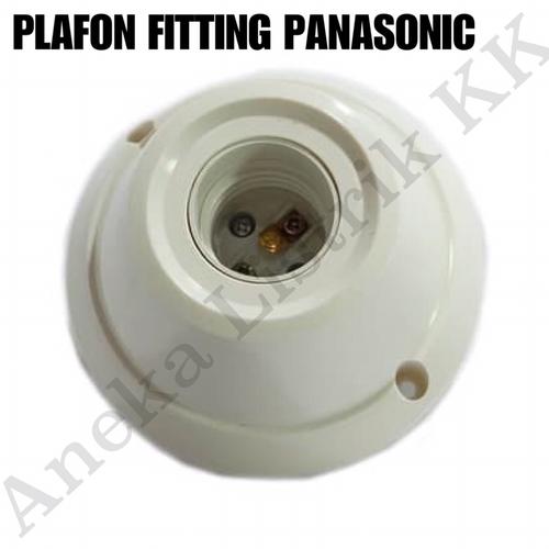 Jual PANASONIC FITTING LAMPU PLAFON BULAT NLP52201031 E27 PUTIH NEMPEL ...