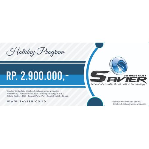 Jual Edukasi Voucher Kursus 3D Animasi HOLIDAY PROGRAM - Jakarta Utara ...