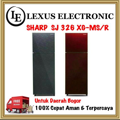 Promo SJ326XG | SJ 326 XG-MS | SJ 326 XG-MR | KULKAS SHARP 2 PINTU ...
