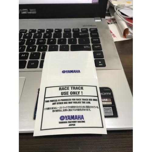 Jual Stiker Race Track use only Yamaha - Hitam - Jakarta Timur ...