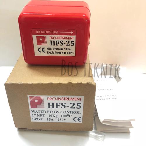 Jual Pro-instrument HFS25 water flow switch control 1 inch - Jakarta ...