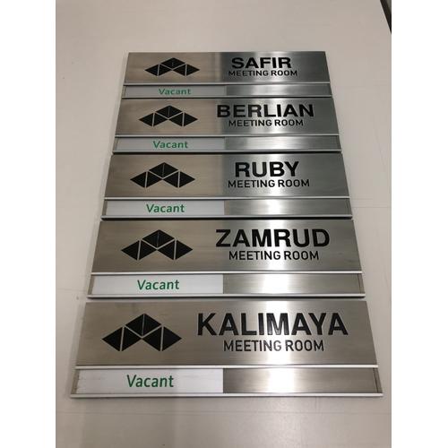 Jual Signage Meeting Room Costum - Jakarta Barat - Gosign Signage ...