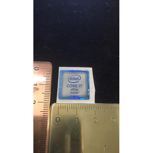 Jual Sticker stiker logo intel Core i7 vPro 6th gen ori - Kota ...