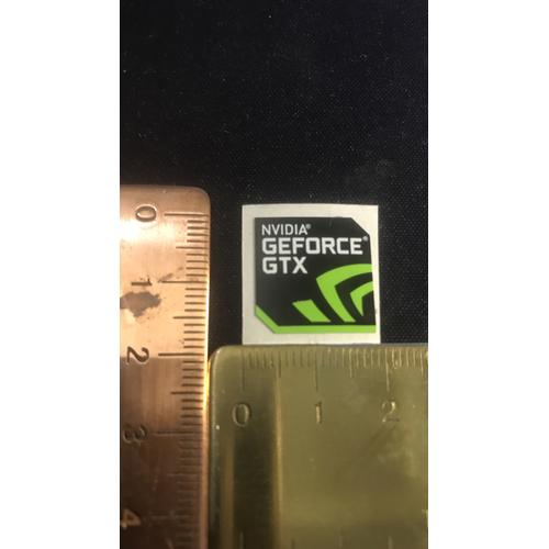 Jual Sticker stiker logo Nvidia GeForce black tipe A ori - Kota ...