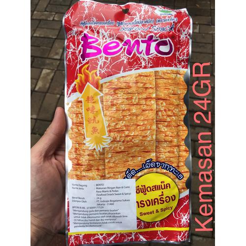 Jual Bento Ikan dan Cumi Rasa Manis Pedas 24gr Snack Thailand - Jakarta ...