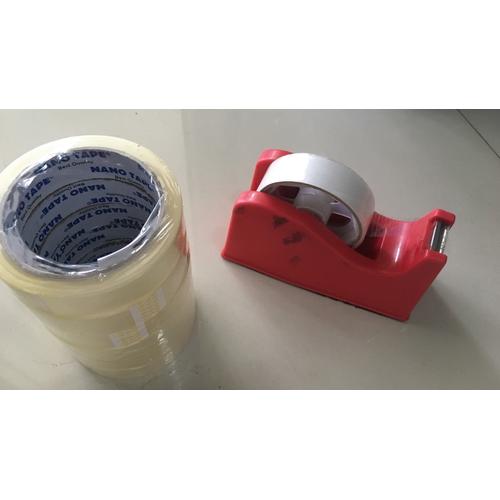 Jual Isolasi Lakban Bening kecil 72 yard 1 inci Nano Tape packing ...