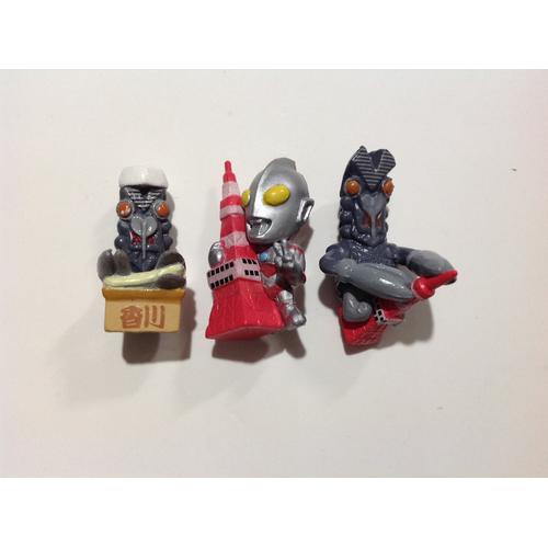 Jual Action figure ultraman set 3 super sentai VS monster ultra man TV ...