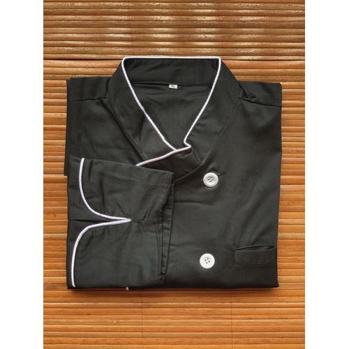 Jual Chef Jacket / Baju Koki Tangan Panjang hitam k-10 - S - Kota ...