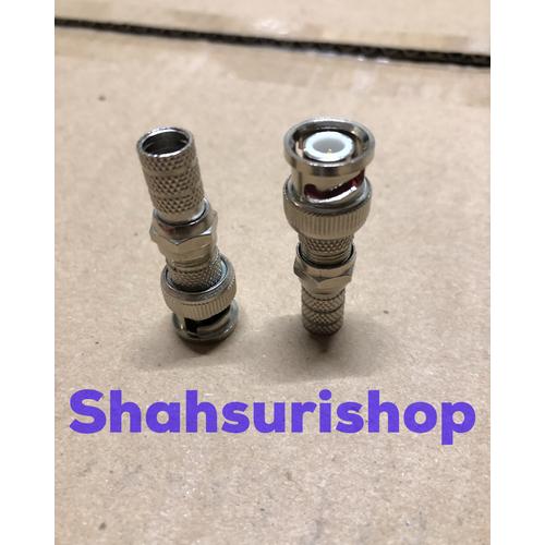 Jual CONNECTOR KONEKTOR BNC MALE CCTV TAIWAN + DRAT RG6 RG 6 5C 5 C - Jakarta Timur - Shahsuri ...