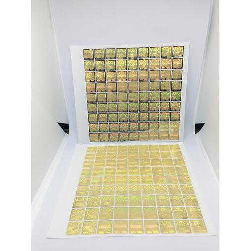 Promo STICKER HOLOGRAM ORIGINAL GOLD - Jakarta Barat - LNA ACC | Tokopedia