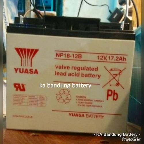 Jual Aki Kering baterai vrla Yuasa NP18-12 12v 18ah 12 v 18 ah ORI garansi - Kota Surabaya - KA ...