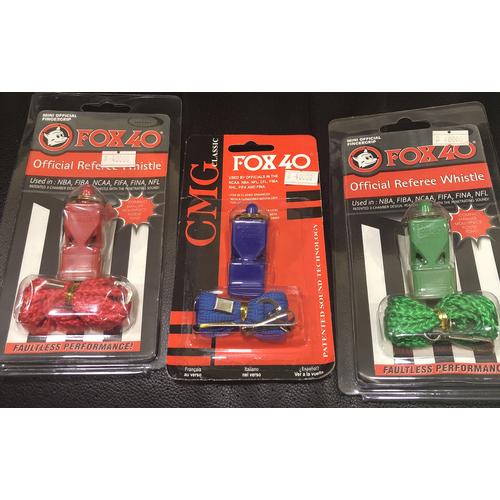 Jual Whistle / Peluit FOX 40 CMG (hijau, merah, biru) - Jakarta Pusat ...