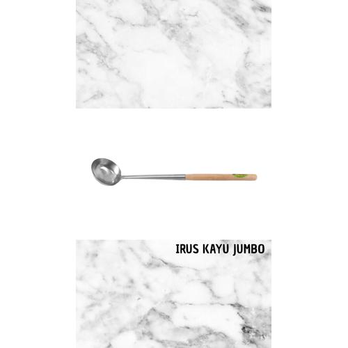 Jual IRUS STAINLESS / IRUS BESAR / GAGANG KAYU JUMBO ukuran 65 cm ...