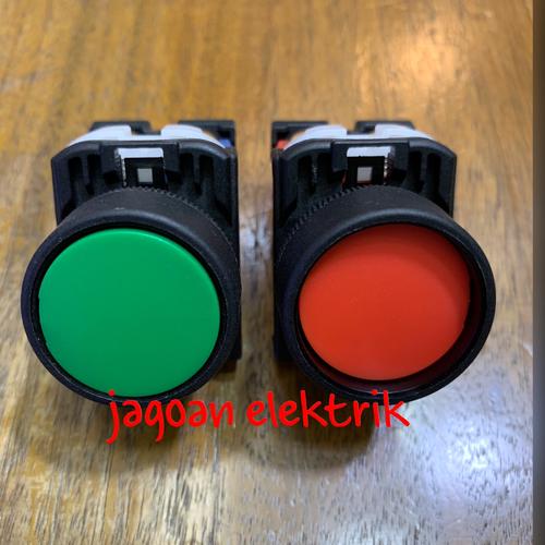 Jual Push Button NO / NC LOCK AR22FFOR Red / Green - Jakarta Barat ...