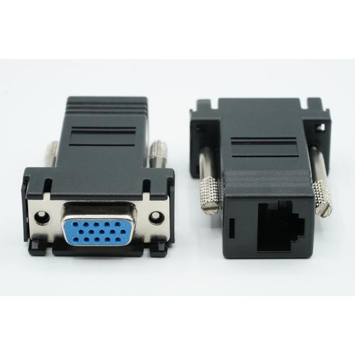 Jual VGA SVGA Extender Adapter Female to LAN CAT5 CAT6 RJ45 Ethernet ...