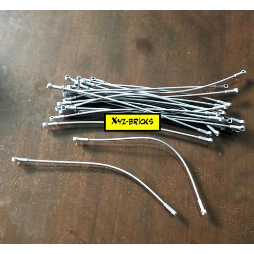 Jual LEGO PARTS 6210590 - Flex Tube, 21 Module w/ 3.2 Hole Silver ...